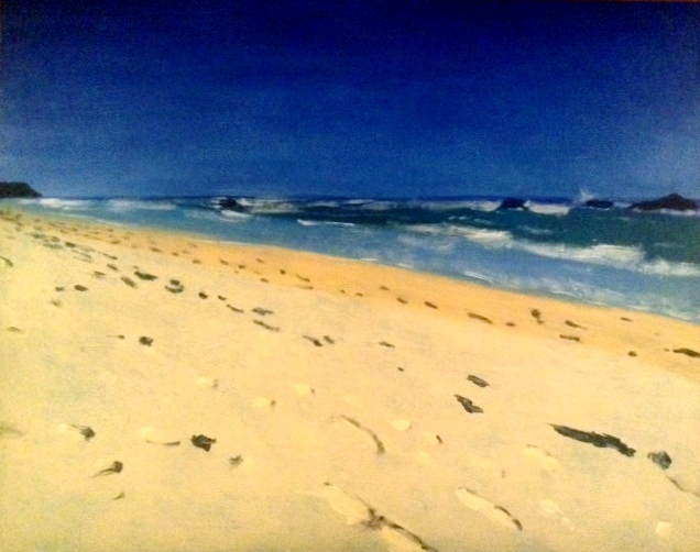 a beach | Kyoko Watanabe