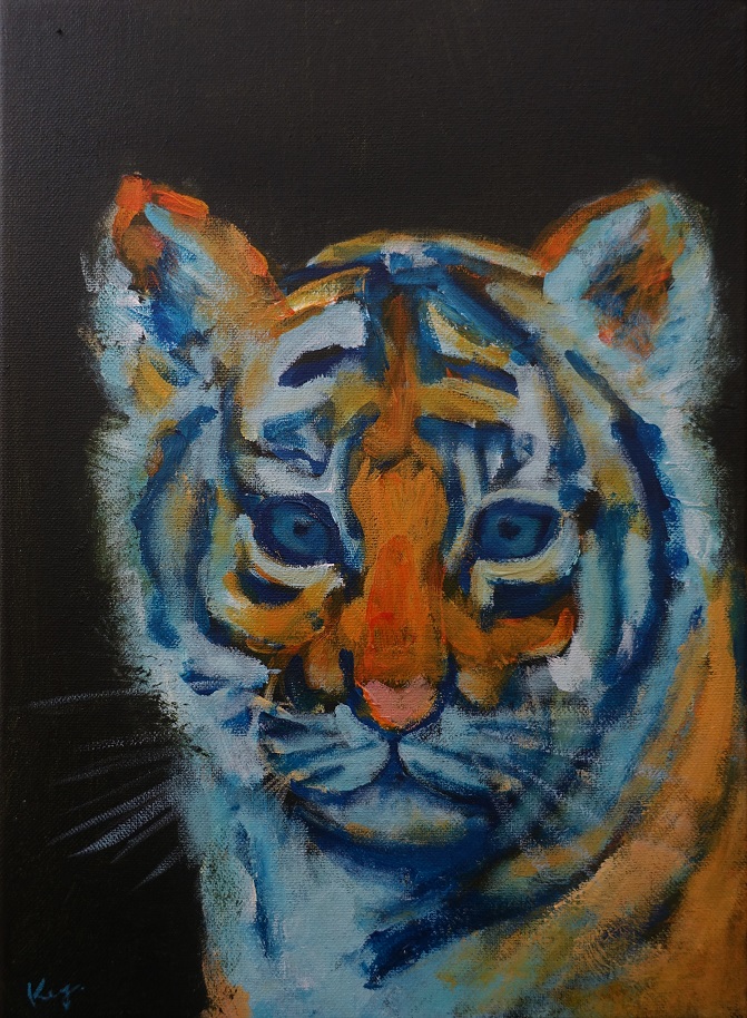 a-baby-tiger | Kyoko Watanabe