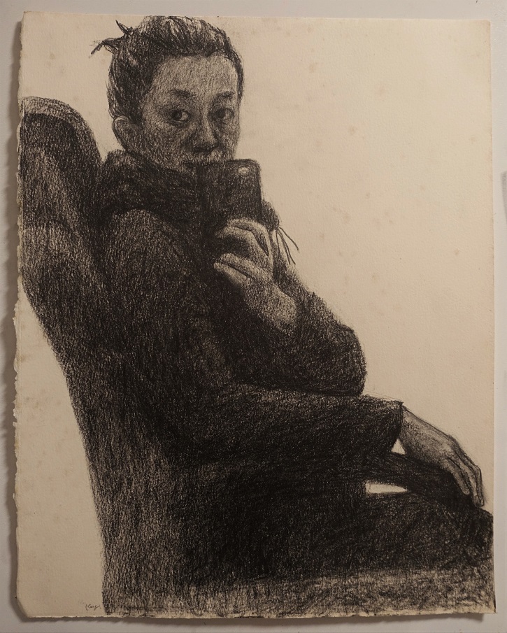 Drawing, Selfportrait | Kyoko Watanabe